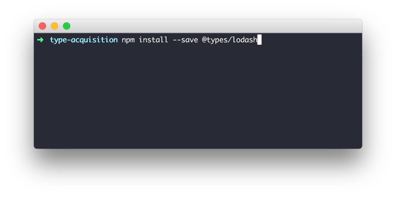 Acquiring Type Declaration Files In Typescript